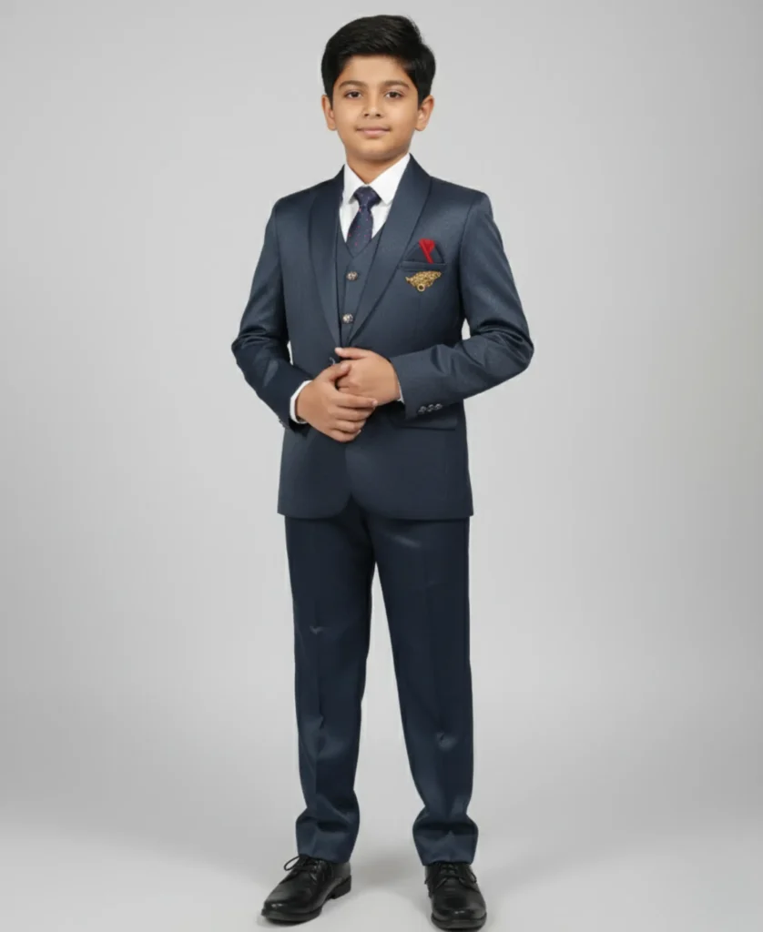 'Midnight Navy' 5-Piece Suit Set | John Vesture - John Vesture